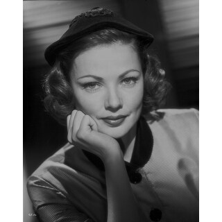 Gene Tierney smiling in Shadows Photo Print - Bed Bath & Beyond - 25375749
