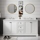 Aphrodite Fully Assembled Freestanding Bath Vanity with Sink and White ...