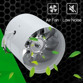 6 Inch Duct Booster Inl.ine Blower Fan 260 CFM Exhaust Ducting Cooling ...