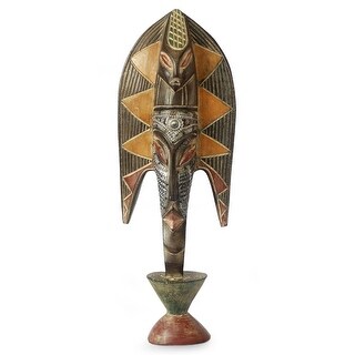 Handmade Man Named Asuo Ghanaian wood sculpture (Ghana) - 52 x 20 x 11 ...