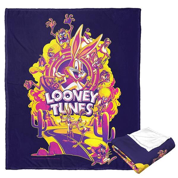 Warner Brothers WB100 What's Up Doc Multi Silk Touch Throw Blanket ...