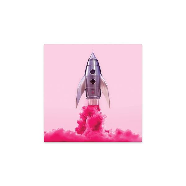 Pink Rocket Print On Acrylic Glass by Paul Fuentes - Bed Bath & Beyond ...