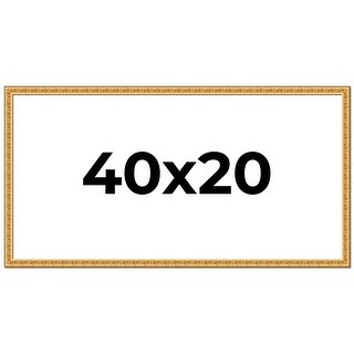 40x20 Frame Gold Real Wood Picture Frame Width 1 inches | Interior ...