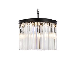 Elegant Lighting 1208D20/RC Sydney 6 Light 20" Wide Crystal Pendant ...