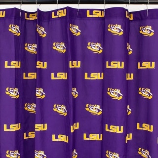 LSU Tigers Printed Shower Curtain Cover - 70" x 72" - Bed Bath & Beyond ...