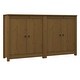vidaXL Sideboards 2 pcs 27.6"x13.8"x31.5" Solid Wood Pine - Bed Bath ...