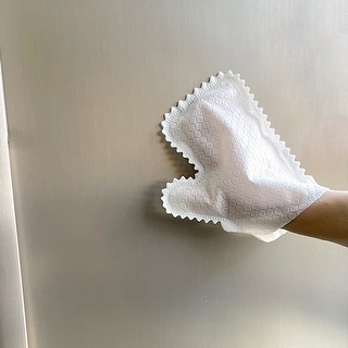 10Pcs Disposable Fish Scale Design Cleaning Gloves Non Woven Fabric ...