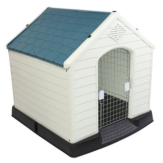 Dog House Kennel Water Resistant for Small Medium Sized Dogs with Door ...