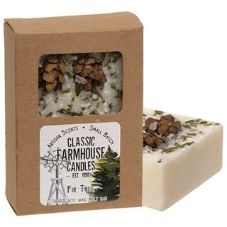 3oz Fir Tree Wax Melt Bar with Soy Wax - 3.25" H x 2.25" W x 1" D - Bed ...