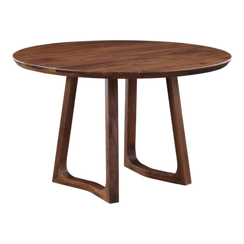 Aurelle Home Seleana Modern Curved Leg Dining Table - Overstock - 33248334