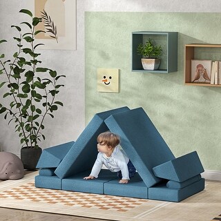 12-Piece Soft Foam Building Block Set for Toddlers Ages 18+ Months ...