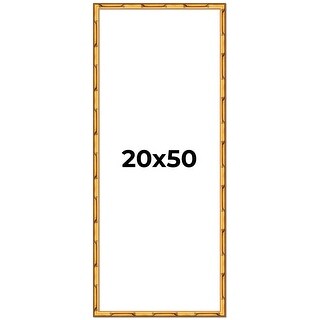 20x50 Frame Gold Bamboo Picture Frame Modern Photo Frame Includes UV ...