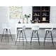 Swivel Bar Stools with Backs black Plastic bar stools set of 4 Kitchen ...