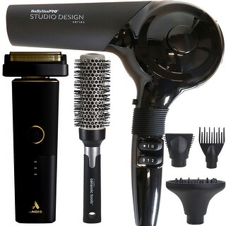 BaByliss Pro Studio Design Series Sensor Hair Dryer + Andis 17300 ...