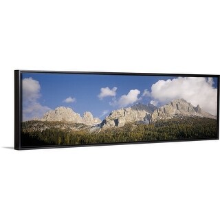 "Dolomites Alps Italy" Black Float Frame Canvas Art - Bed Bath & Beyond ...