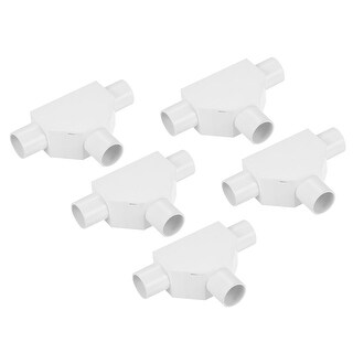 PVC Conduit Coupler T-Shaped Fittings 6mm Hole 20mm 3 Way with Cover ...
