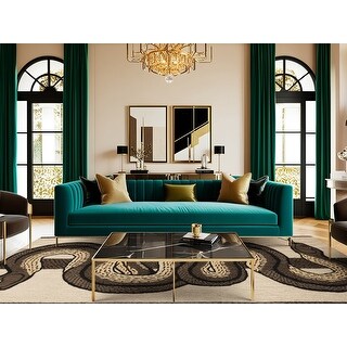 Ginza Six Washable Gaboon Viper Wildlife Area Rug - Bed Bath & Beyond ...