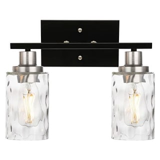 2 Lights vanity lamp Metal wall light fixtures indoor Modern sconce ...