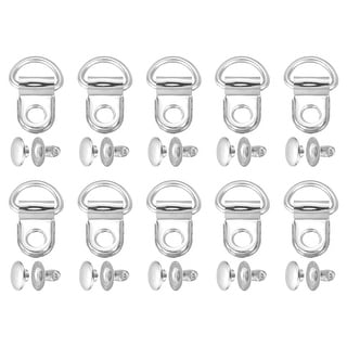 Shoelace Hook, Boot Lace Hooks D-Ring Eyelet Buckles with Rivets, Boots Eyelet Repair Clip for ...