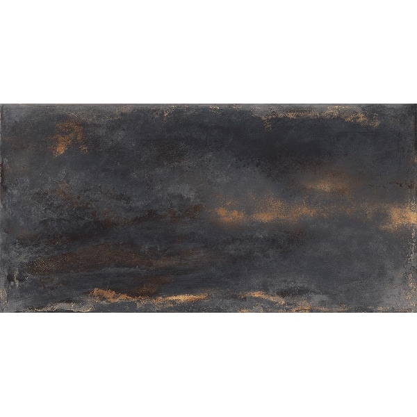 Industry Tile 24x48 Metallica Black Porcelain Tile (15.5 Sq. ft./2 ...
