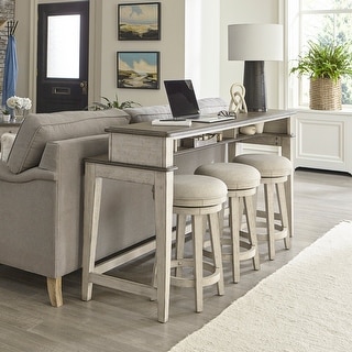 Ivy Hollow Weathered Linen 4-Piece Console Table Set - Bed Bath ...