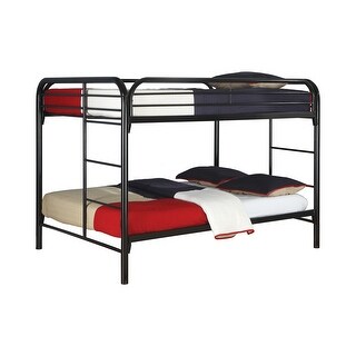 Morgan Contemporary Metal Full over Full Bunk Bed - Bed Bath & Beyond ...