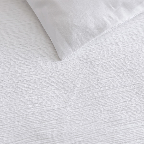 textured bed sheet