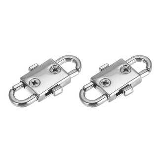 Adjustable Metal Buckles, 2Pcs 32x12mm Chain Shortener Bag Strap Clasps ...