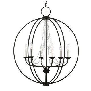 Livex Lighting 40916 Arabella 6 Light 28" Wide Multi Light Pendant ...
