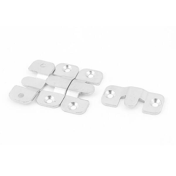 Furniture Interlock Style Metal Sectional Sofa Connectors 4pcs - Silver ...