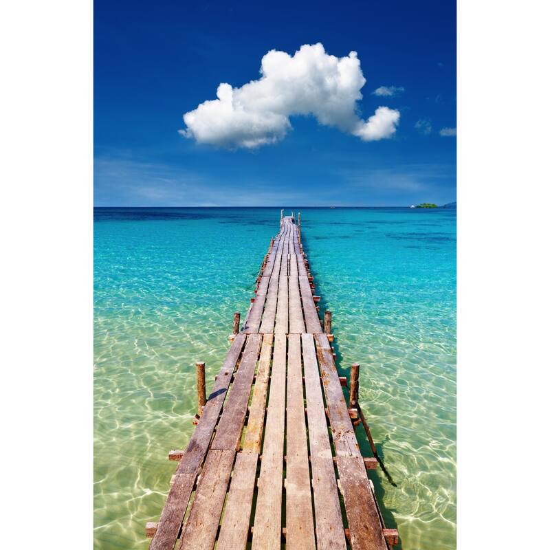 Walk On Water Indoor/Outdoor Art - Multi-color - Overstock - 26890852