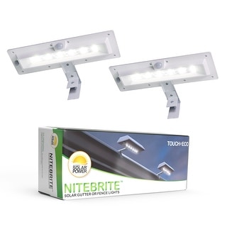 Nitebrite Solar Motion Detector Outdoor LED Lights 2 or 4 Pack - Bed ...