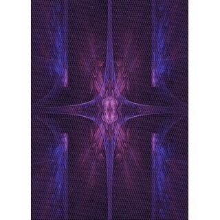 Ahgly Company Machine Washable Transitional Deep Purple Area Rugs - Bed ...