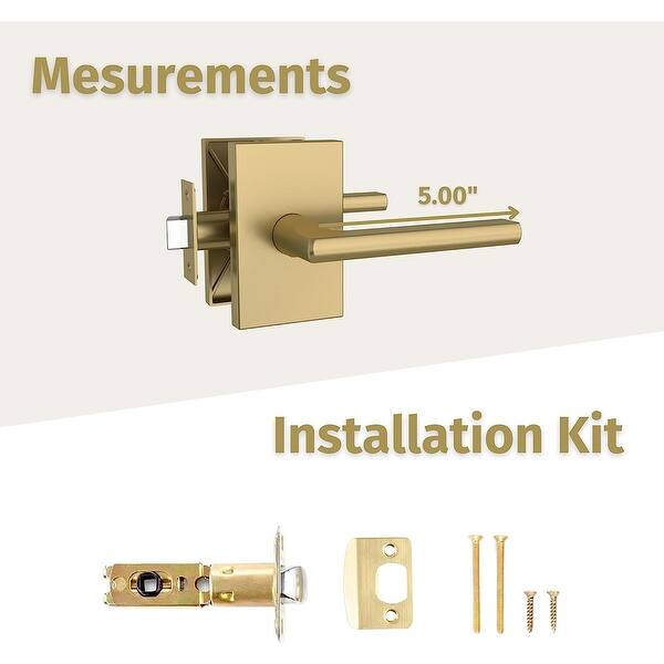 Mega Handles Passage I Lever Door Lock Handle Set - 5X1 - Bed Bath ...