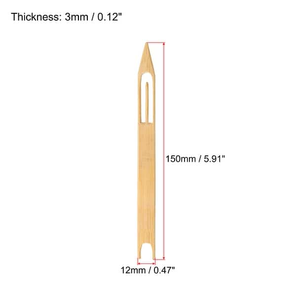 Netting Needle Shuttle Bamboo Fishing Net Repair Line Kit Mending Tool ...