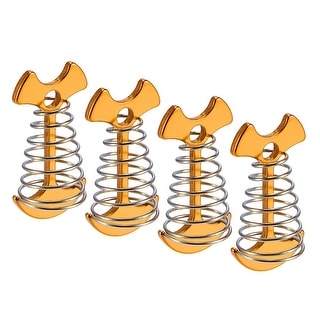 Deck Pegs, Tent Stakes w Rope Hook Spring Tensioner for Camping 8Pcs ...