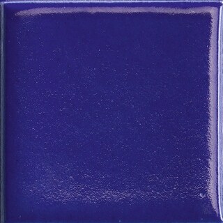 Apollo tile 2" x 2" Terralis Glossy Royal Blue Porcelain Tile (0.86 sq ft/case) - 50 Pack - Bed ...