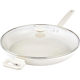 Granitestone Desert 14" Fry Pan with Lid - Ultra Nonstick Lightweight ...