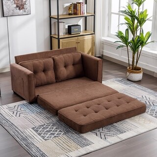 Brown Pull-Out Sofa Bed, Apartment Couch for Living Room - Bed Bath & Beyond - 38253724