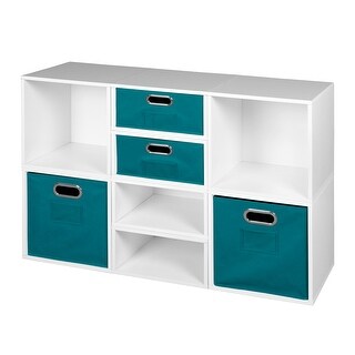 Noble Connect Storage Set- 4 Full Cubes/4 Half Cubes with Foldable ...