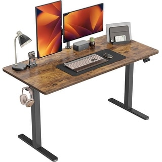 Height Adjustable Electric Standing Desk, 55 x 24 Inches, Ergonomic ...