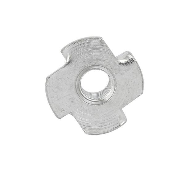 3/16-inch Female Thread 10mm Height Full Threaded Pronged T-Nut 100pcs ...