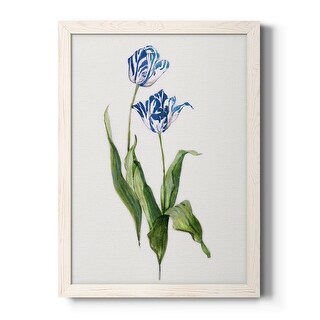 Blue Lively Botanical II-Premium Framed Canvas - Ready to Hang - Bed ...