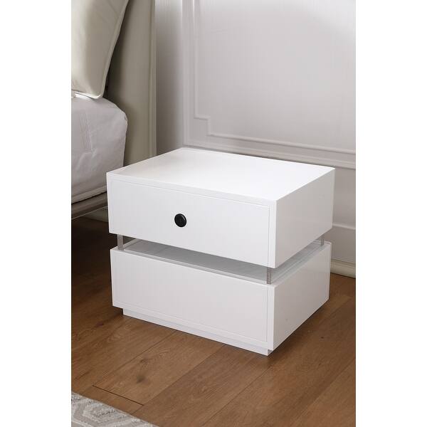 Modern Intelligent Induction Light Night Stand with Drawers for Bedroom ...