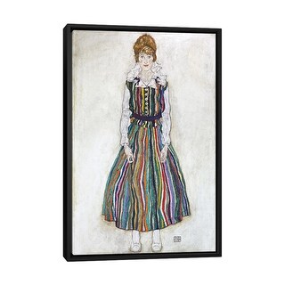 iCanvas "Portrait of Edith (The Artist's Wife)" by Egon Schiele Framed ...