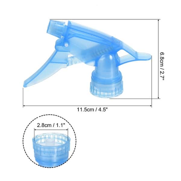 8x Plastic Spray Bottle Nozzles Adjustable Water Spraying Replacement ...