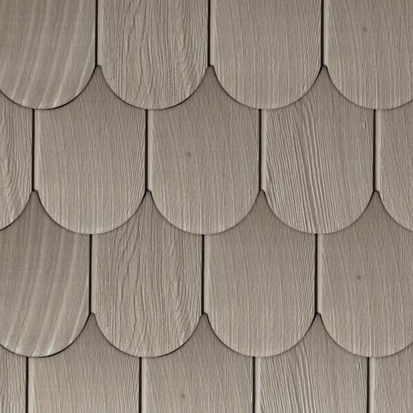 6"W x 60"L Exposure, Vinyl Round Shingles (20 Panels/Ctn. = 50 Sq. Feet ...