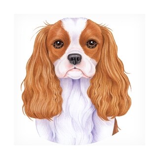 Tomoyo Pitcher 'Cavalier King Charles' Canvas Art - Bed Bath & Beyond ...