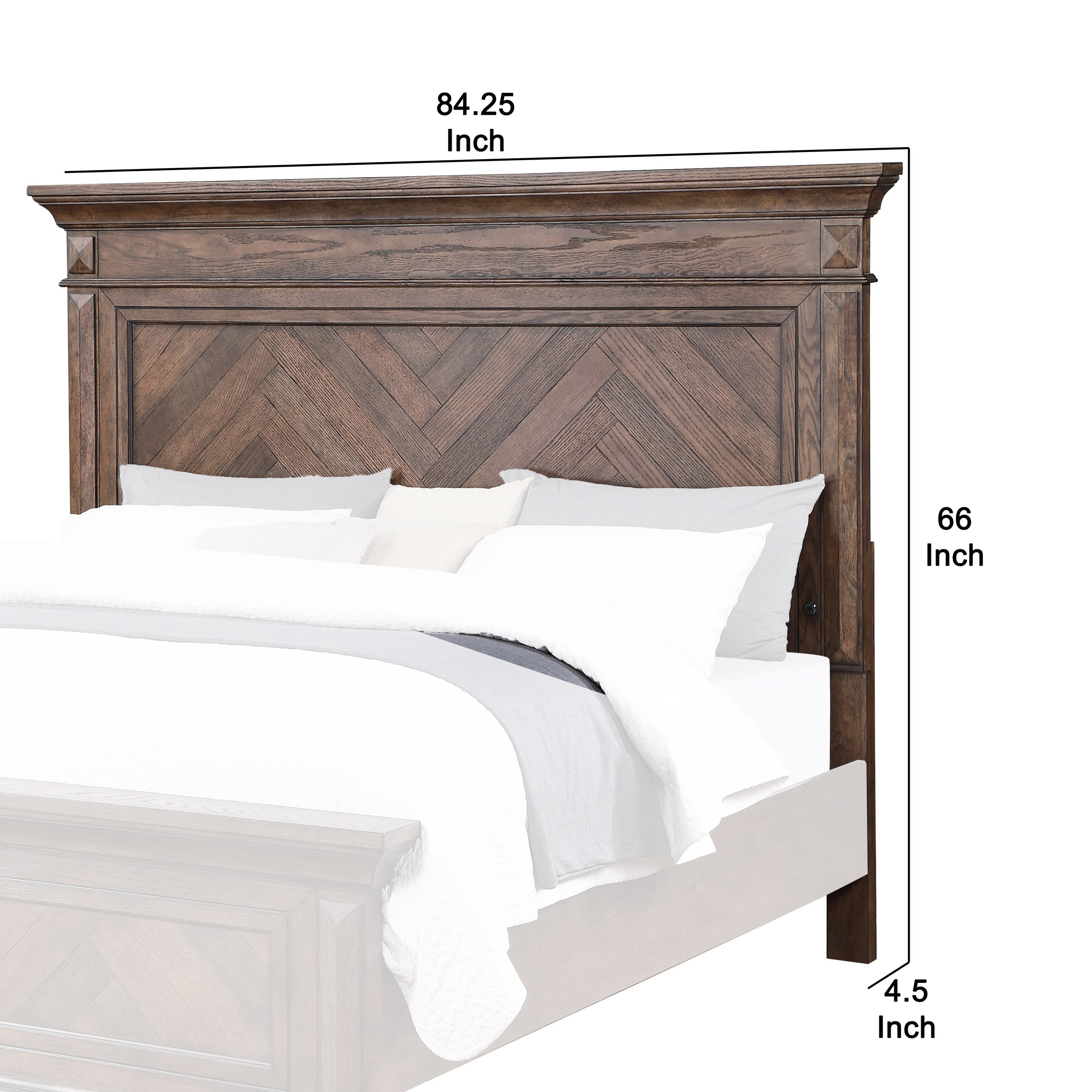 Herringbone king headboard store