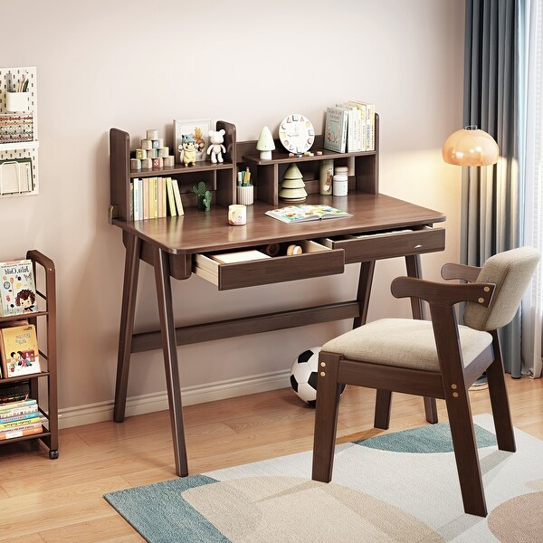 Reading table with drawers store